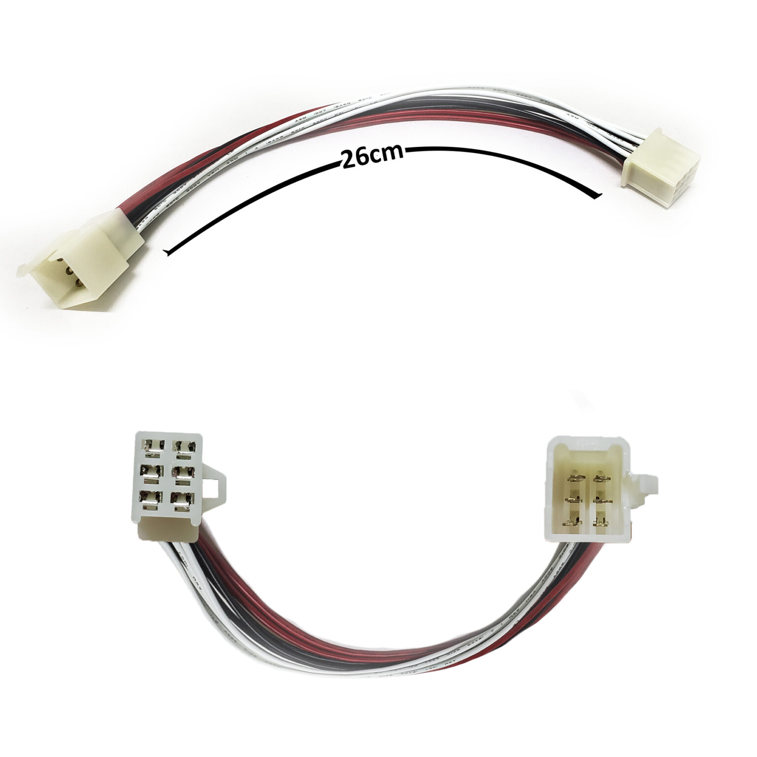 Cable Cableado Arnés Y Contrarnes Macho Y Hembra 6 Pines ⋆ Vizcaino Store