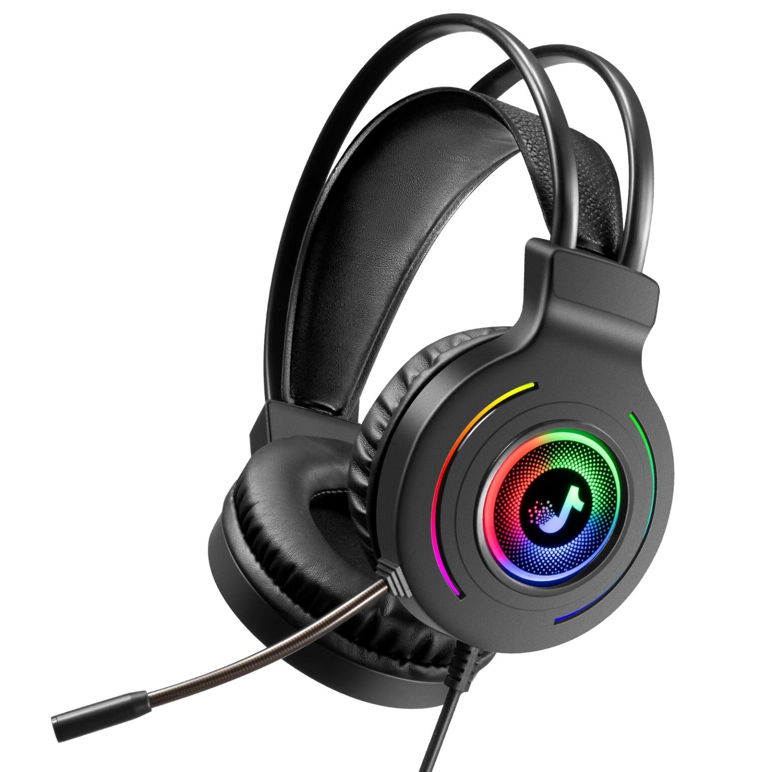 Audífonos Gamer Qmeow Gamer Negro Con Luz Rgb Led ⋆ Vizcaino Store